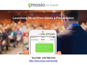 Launching Mosio From Powerpoint - Mosio Q&A | Text Messaging Software ...