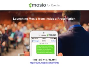 Launching the Mosio for Events Display from Inside a PowerPoint ...